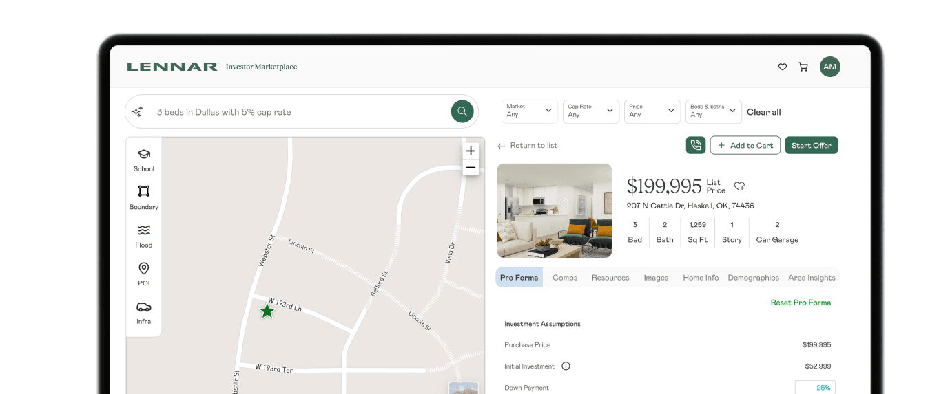 Lennar Investor Marketplace